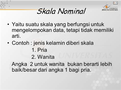 Detail Contoh Skala Pengukuran Nominal Koleksi Nomer 7
