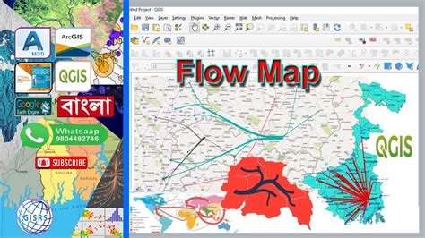 How To Create Flow Map In QGIS How To Migration Flow Map In QGIS