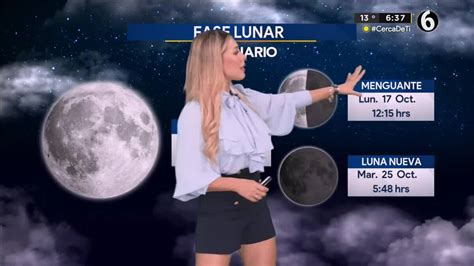 Pron Stico Del Tiempo Para Puebla Con Jessica De Luna De Octubre