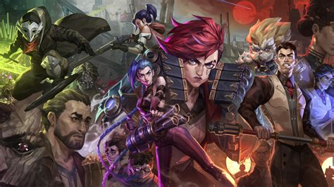 Arcane All Characters Netflix 4K 3370e Wallpaper IPhone Phone
