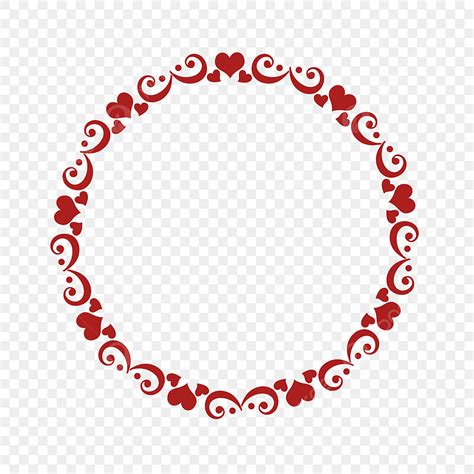 手繪紅色愛心圓形邊框元素svg 愛心圓形邊框元素 Svg 手繪向量圖案素材免費下載PNGEPS和AI素材下載 Pngtree