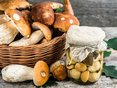Bocaux De Champignons Au Vinaigre Recette De Bocaux De Champignons Au