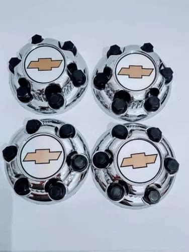 Tapones De Rin Chevrolet Cheyenne Silverado Cromados Meses sin interés