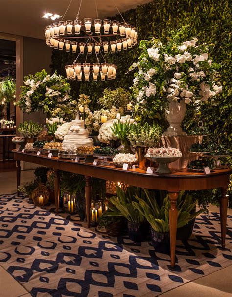 Decoração de casamento em verde e branco no Contemporâneo 8076