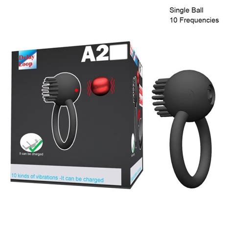 A Anneau De P Nis Vibrant En Silicone Fr Quences T L Commande