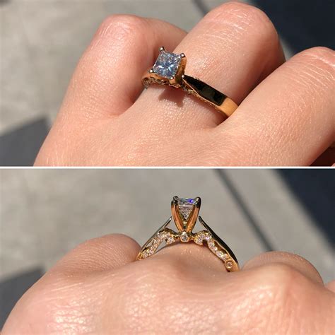 Venta Anillo De Compromiso Corte Princesa En Stock