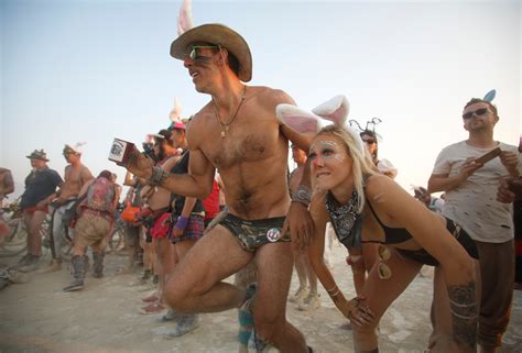 Naked Girls At Burning Man Images