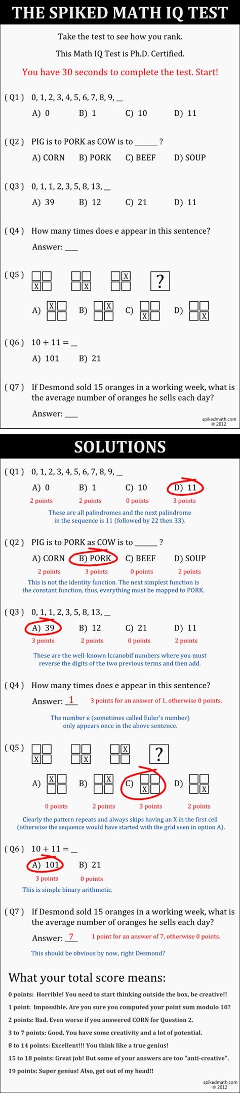 Test Of Genius Worksheet Answer Key