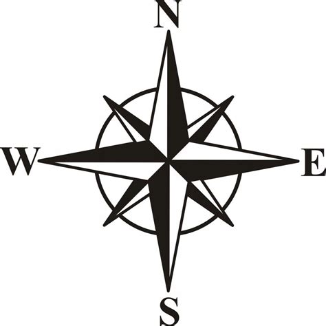 Naklejka na ścianę Róża wiatrów mapa kompas 13332147687 Allegro pl