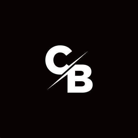 Cb Logo Letter Monogram Slash With Modern Logo Designs Template