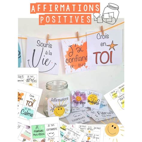 Affirmations Positives Cartes Pour Les Enfants