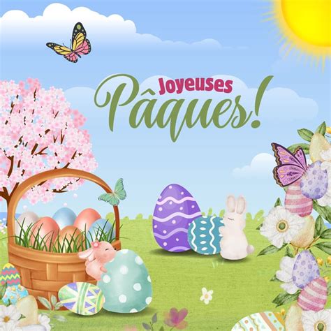 joyeuses pâques modèles gratuits à personnaliser Canva