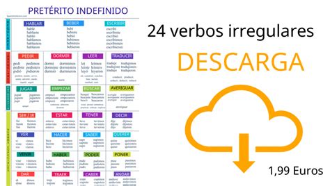Ejercicios de pretérito indefinido verbos irregulares 1