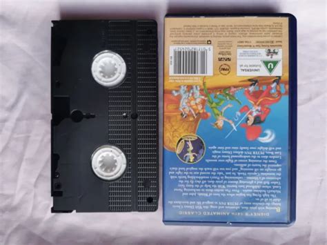 PETER PAN WALT Disney Classics VHS 2001 Video Tape In Original Box