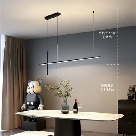 Lustre Minimalista Barra Alumínio Linear Fita De LED Importado Sem