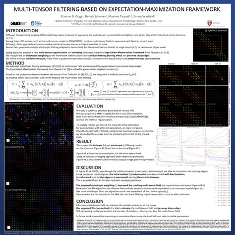 pdf multi tensor filtering based on expectation maximization framework
