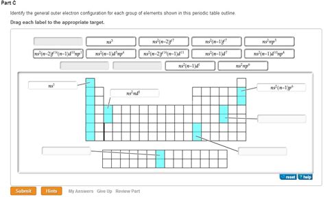 Identify The General Outer Electron Configuration Chegg