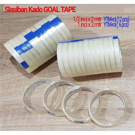 Jual Lakban Bening Lakban OPP Isolasi Selotip Ukuran 1 2 Dan 1