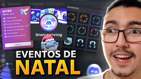 NOVOS PRESENTES NITRO No Evento De NATAL Do Discord YouTube