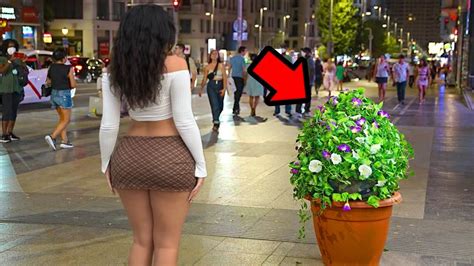 Bushman Prank Scaring People In Spain Youtube