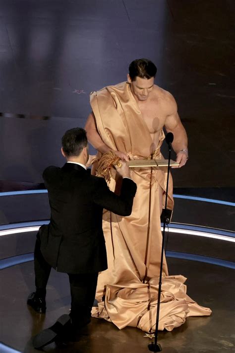 John Cena Naked At Oscar Imitating A Classic Moment European