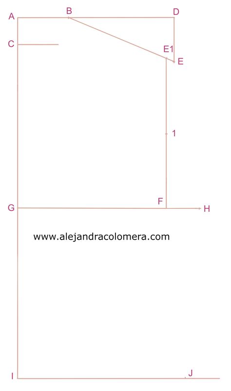 Cómo hacer el patrón base de cuerpo SIN pinzas Alejandra Colomera