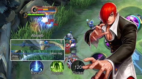 Iori Yagami Will Forever Be The Of Chou Skins Mobile Legends Youtube