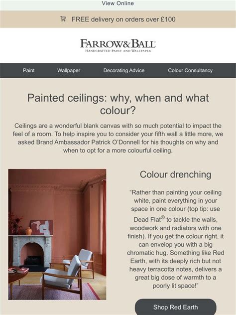 Farrow Ball Patrick S Guide To Painted Ceilings Milled