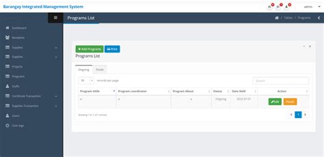 barangay integrated management system using php and mysql freelancer