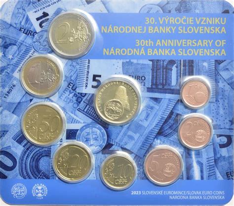 Slovacchia Set Divisionale Monete Fdc Anniv Fondazione