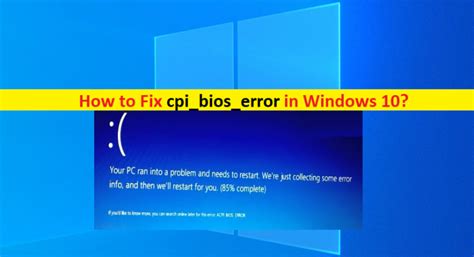 Comment R Parer Acpi Bios Error Windows Tapes Techs Gizmos