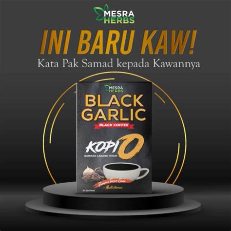 HALAL JAKIM Buatan Malaysia Black Garlic Bawang Hitam Bawang