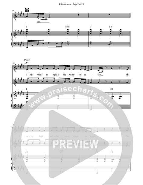I Speak Jesus Choral Anthem SATB Sheet Music PDF The Brooklyn