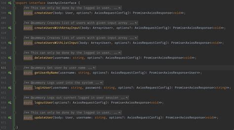 Typescript Axios Generated Interfaces Contain Forbidden Modifier
