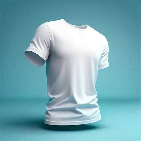Premium Photo White T Shirt For Mockup