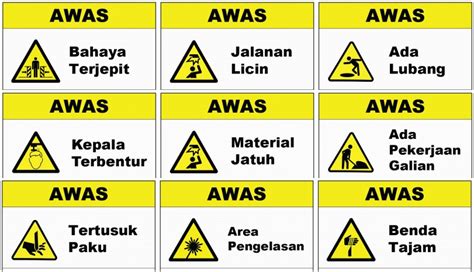 Rambu Rambu K Proyek Konstruksi Jenis Dan Manfaatnya Images And The