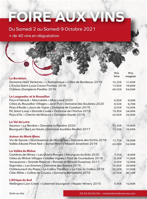 Foire Aux Vins D Automne