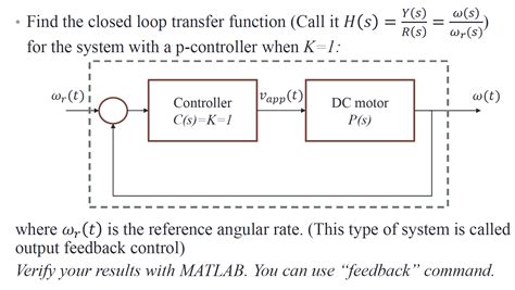 solved find the closed loop transfer function call it