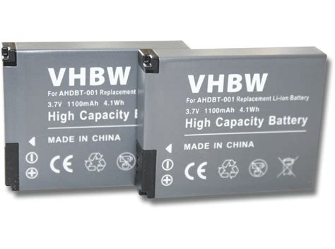 VHBW Kompatibel Mit GoPro HD Naked Hero Helmet Hero Li Ion Akku 3 7