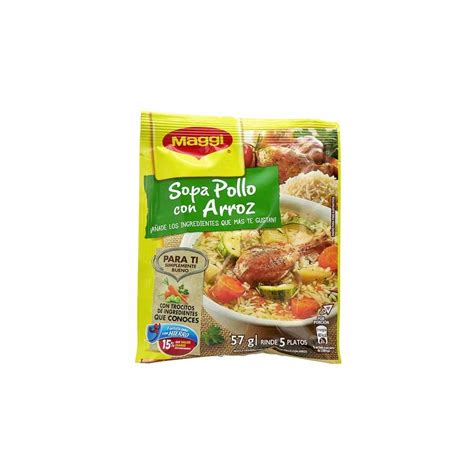 SOPA MAGGI POLLO ARROZ 57G