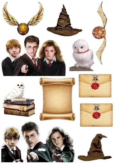 Wydruk Na Masie Cukrowej Harry Potter Wydruk Cukrowy Na Tort