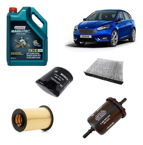 Kit Filtros P Ford Focus Castrol Magnatec W