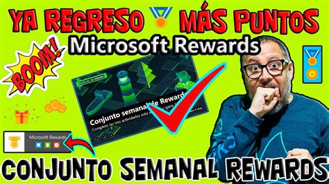 Boom Ya Regres El Conjunto Semanal Rewards Puntos De Microsoft