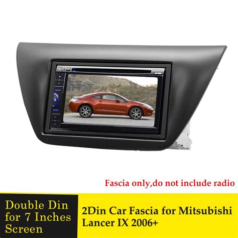 Double Din Car Radio Fascia Frame For Mitsubishi Lancer Ix Car