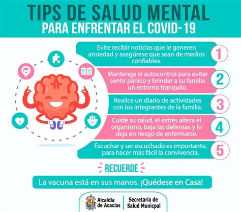 TIPS DE SALUD MENTAL PARA ENFRENTAR EL COVID 19