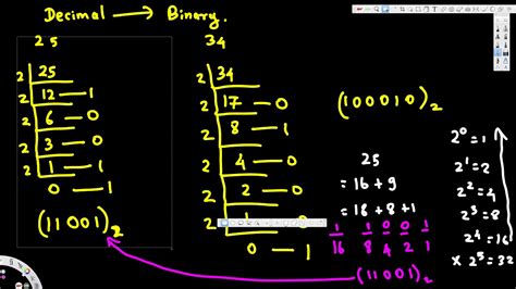 converting from decimal to binary applying mathematical reasoning pre algebra i dld1 youtube