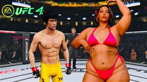 PS5 Bruce Lee Vs Glamour Model Sant EA Sport UFC 4 YouTube