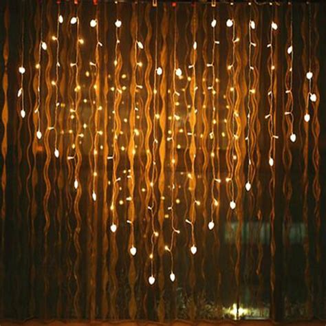 2 5 M coeur LED chaîne lumières rideau lumière romantique mariage