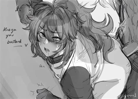 Diluc And Kaeya Genshin Impact Drawn By Kurenaiz Kuayrenaiz Danbooru