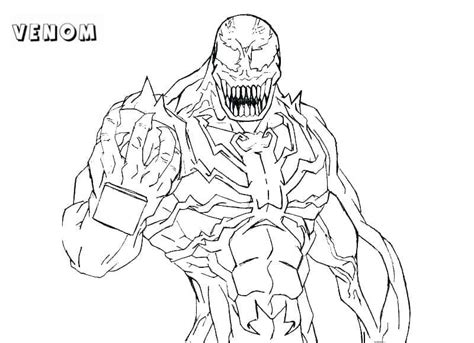 Venom Kolorowanki Do Druku